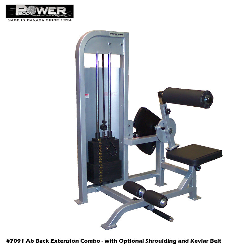 Power Body Selectorized Abdominal-Back Combo Machine #7091 – 306 ...