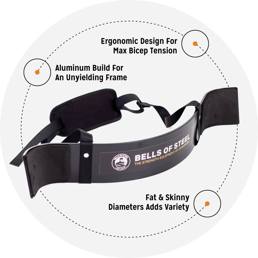 Bells of Steel Arm Blaster – Aluminum – 306 Fitness Repair & Sales