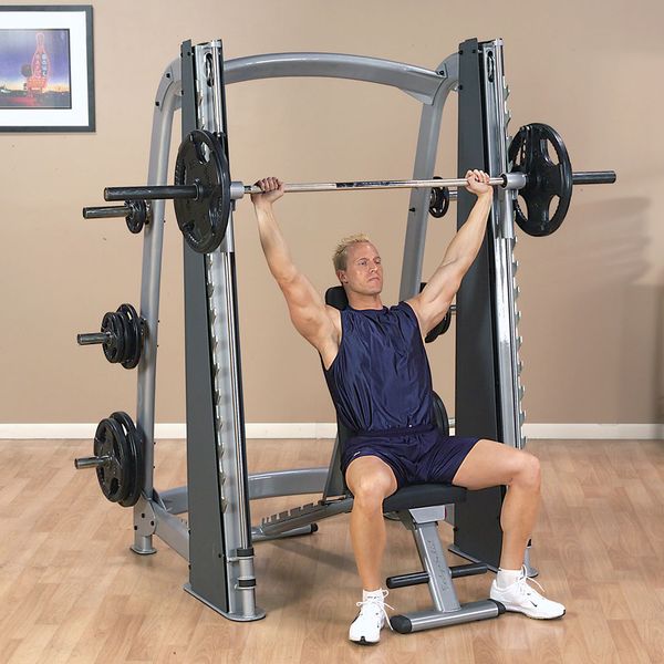 BODY-SOLID PRO CLUBLINE COUNTER-BALANCED SMITH MACHINE SCB1000B – 306 ...