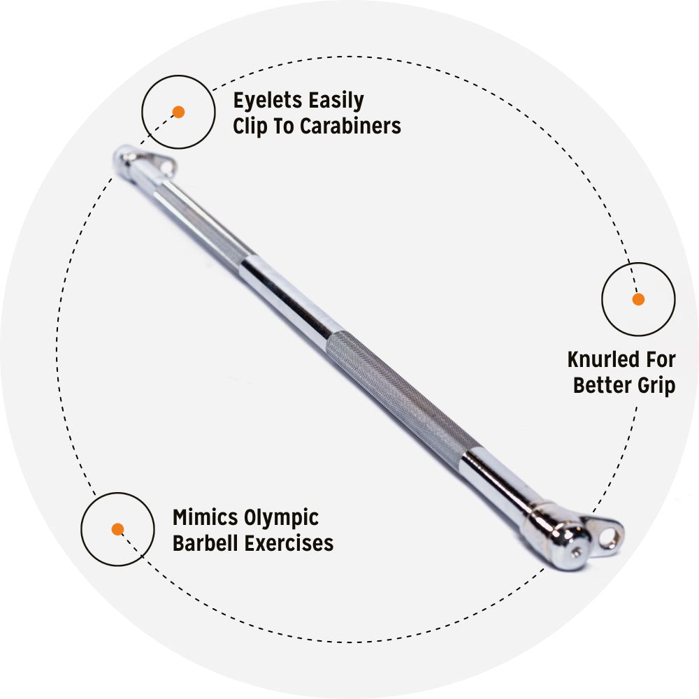Bells of Steel Double Hook Straight Bar – 306 Fitness Repair & Sales
